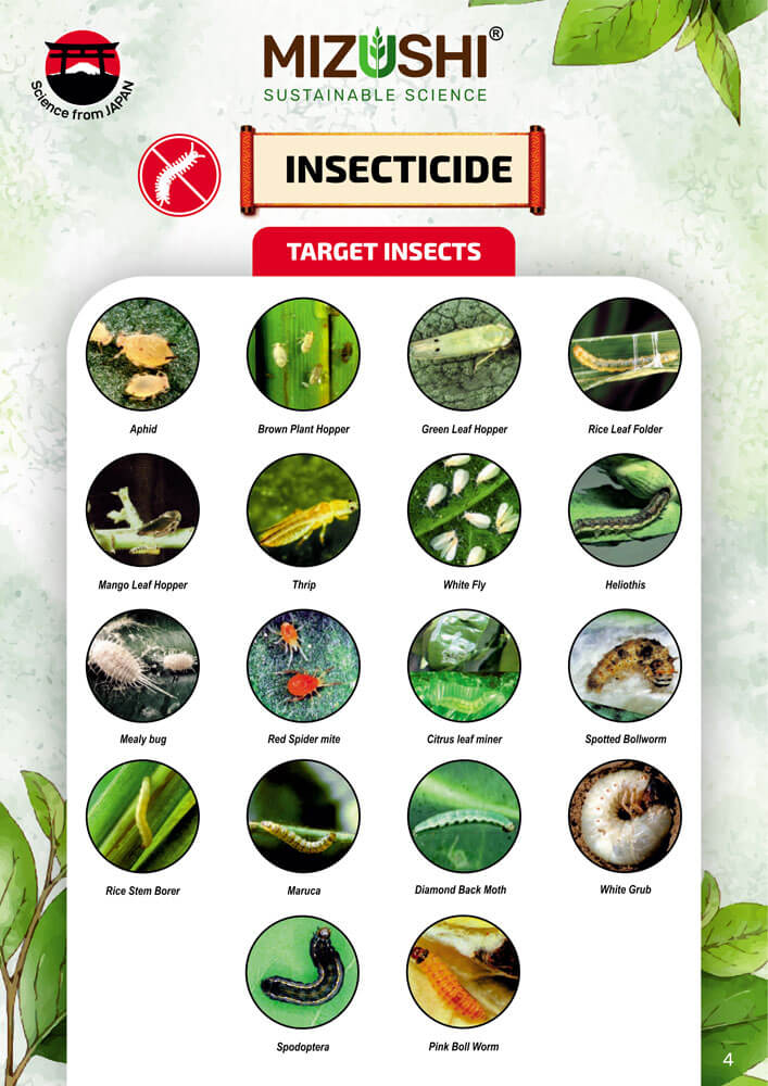 Target Insects - Mizushi India Pvt Ltd